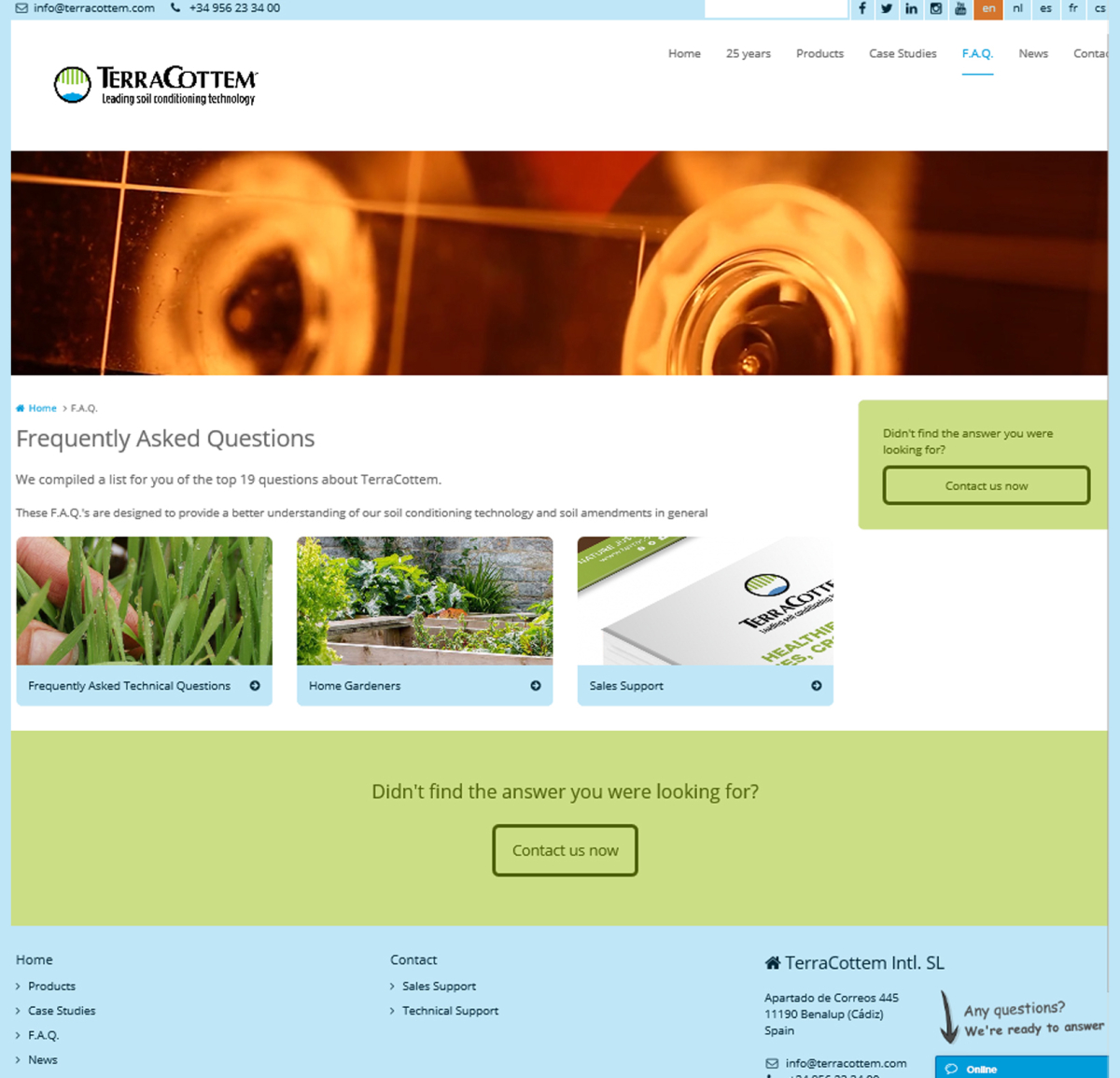 Our new and improved website is online ! | Terracottem