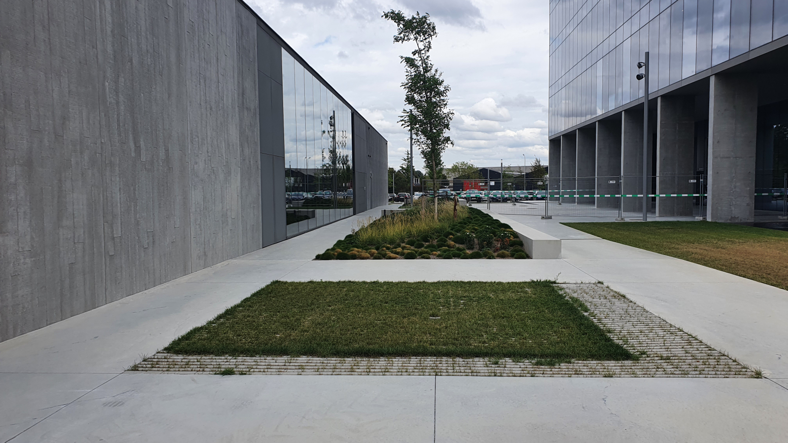 Aanleg parking in grindgazon met TerraCottem Turf | Terracottem