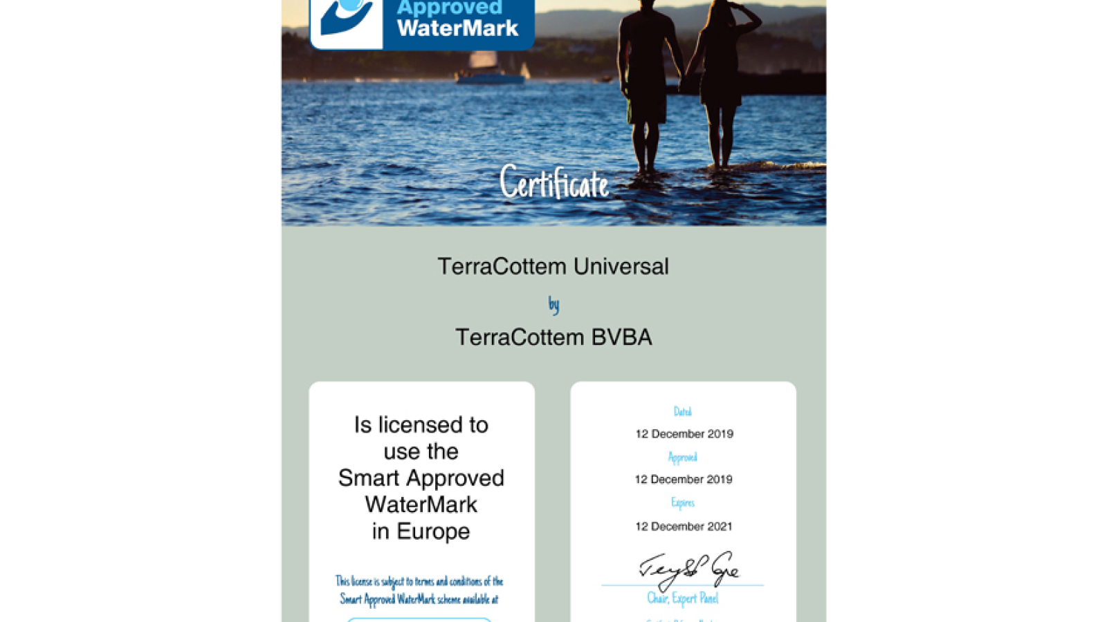 SMART APPROVED WATERMARK - EU | Terracottem